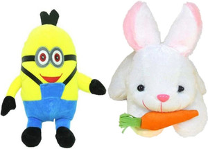 UNIQUE SKB TOYS Minion With White Rabbit - 20 cm - SKB TOYS Minion With ...