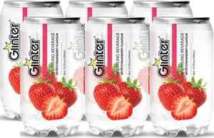Glinter Sparkling Water Strawberry Flavoured Tonic Water best for ...