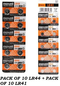 Newvent New LR44 1.5V & LR41 1.5V Alkaline Coin Cell -20 pieces Battery ...