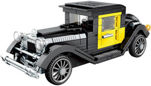 Pulsbery Vintage Car Model Building Block Brick Set Kit Building Bricks ...