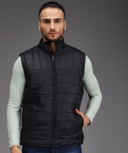 NYSION Sleeveless Solid Men Jacket - Buy NYSION Sleeveless Solid Men ...