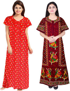 Tanu Women Nighty Set - Buy Tanu Women Nighty Set Online at Best Prices ...