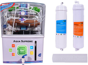 Aqua Supreme RO + UV + UF + COPPER + TDS PRE FILTER SET WITH 1 YEAR ...