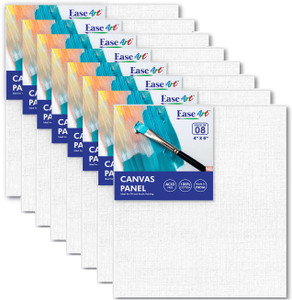 Flipkart.com | EaseArt Canvas Panel Cotton Fine Grain Acrylic Primed ...