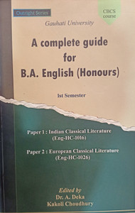 A Complete Guide For B. A. English (Honours) 1st Sem: Buy A Complete ...