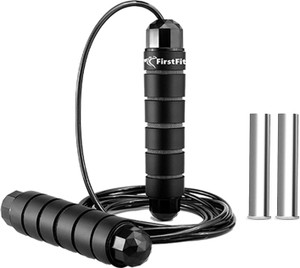 FirstFit Tangle-Free Rapid Speed Skipping Rope Ball Bearing Adjustable ...