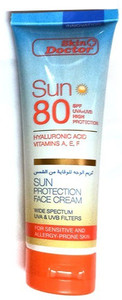 SKIN DOCTOR Sunscreen - SPF 80 WHITENING SUN PROTECTION FACE CREAM SPF ...