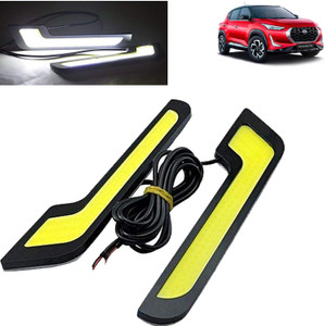 aksmit 12V COB Car Styling 7 L Shaped LED DRL Light Super Bright ...