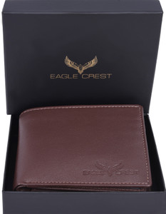 Eagle Crest Men Casual, Formal Brown Genuine Leather Wallet Brown ...