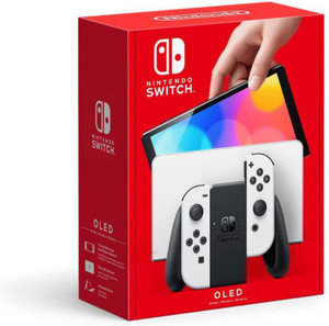 NINTENDO Switch OLED Console with White Joy Con 64 GB Price in India ...