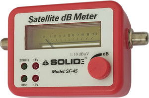 DUMDAAR SF- 45 & 48 Analogue Satellite Signal Finder DB Meter For Full ...
