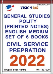 Vision IAS - General Studies - Polity (Printed Notes) English Medium ...