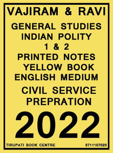 Vajiram & Ravi - General Studies - Indian Polity (1 & 2) Printed Notes ...