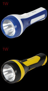 HAVELLS PATHFINDER 10 YELLOW & BLUE ( 2 Torch ) 1 W Rechargeable Torch ...