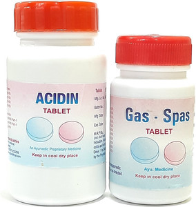 creative pharma Acidin Tablet (100 Tab) & Gas Spas Tablet (100 Tab ...
