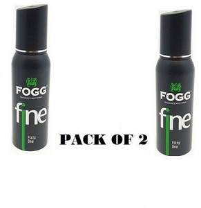 FOGG Fine (Fizzy Dew) 120ml Each Pack -2 Deodorant Spray - For Men ...