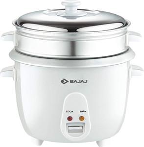 BAJAJ Majesty New RCX7 Electric Rice Cooker with Steaming Feature Price ...
