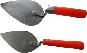 HST Trowel Set of 2(Small & Medium) with Plastic Handle 21 cm Brick ...