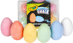 CRAYOLA 6 Count Egg Sidewalk Chalk drawing chalk Price in India - Buy ...
