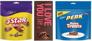 Cadbury perk ,fruit & nut, , 5star home treat Bars Price in India - Buy ...