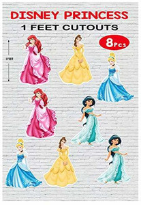 The Party Shoppy Disney Princess Theme 1ft Cardstock Cutouts for ...