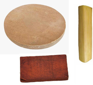KC PRODUCTS Sandalwood Rubbing Stone chakla Pata with 2 Stick [White ...
