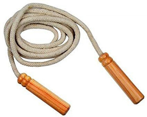 HK Sport & Toys Traditional Wooden Handle Cotton Jump Rope for ...