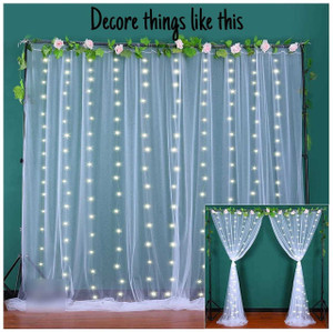 Shreeji Decoration White net for birthday and all occasion decoration ...