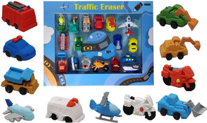 Flipkart.com | PRAYOSHA ENTERPRISE Vehicle Shaped Erasers for Kids ...