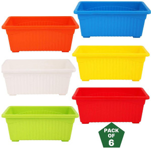 ARORAPOT Rectangular Plastic Jupiter Pot Plant Container Set Price in ...