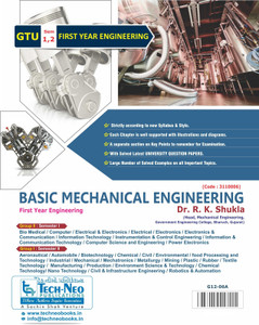 Basic Mechanical Engineering For GTU Sem 1 & 2 Code : 3110006 Semester ...