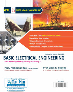 Basic Electrical Engineering For GTU Sem 1 & 2 Course Code : 3110005 ...