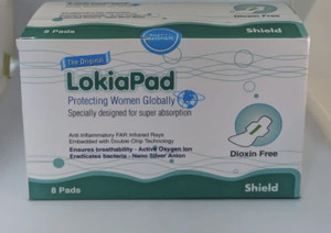Lokia LokiaPad Dioxin Free Sanitary Pad Pack of 8 Pads Sanitary Pad ...