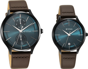 Titan NP9400494204QL01 Modern Bandhan IV Analog Watch - For Couple ...