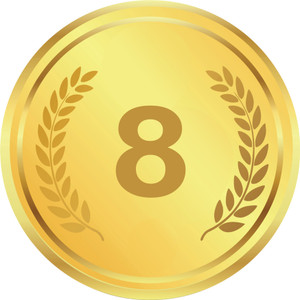 LORDS JEWELS Solid 22 (916) K 8 Grams Yellow Precious Ginni Gold Coin ...