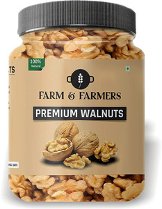 Farm & Farmers Premium Walnuts Without Shell Kernels Akhrot Giri-100GM ...
