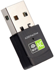 Trustify Mini USB 5G WiFi Dongle Adaptor 600Mbps Dual Band 2.4/5Ghz ...