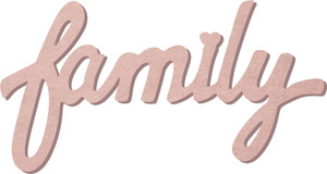 Sticker Hub 16 cm Family Wooden Cutout Reusable Sticker Price in India ...