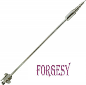 Forgesy HSG Cannula With Lock Number 1 Length 27cm Brass Chrome Finish ...