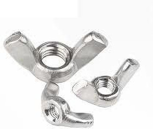 VP INDUSTRIES Nut M8 Thread Butterfly Wingnut Metric Thread Zinc Plated ...