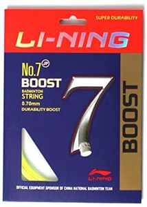 LI-NING NO7 BOOST YELLOW 0.7 Badminton String - 10 m - Buy LI-NING NO7 ...