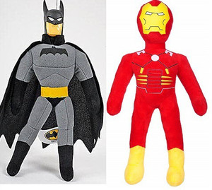 Crispy toys Super hero Characters Action Packed Ultra Soft Stuffed ...