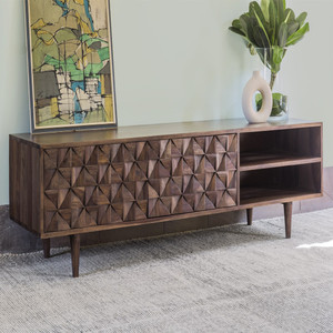 Orange Tree Bicasso TV Unit Solid Wood TV Entertainment Unit Price in ...