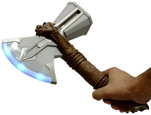 NADDEX Avengers Thor Axe Stormbreaker Cosplay with Lightning and Sound ...