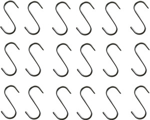Q1 Beads 18 Pack Stainless Steel S Hooks 2" inch Heavy Duty Hook for ...