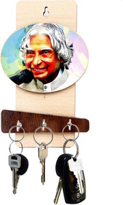 Nexat Dr. APJ Abdul Kalam Digital Wood Key Stand|Beautifully Design Key ...