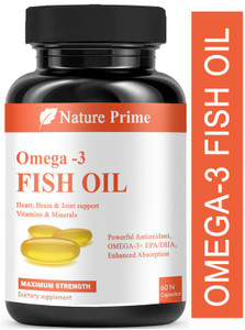 Nature Prime Fish Oil 1400mg with Omega 3 900mg Capsules for Men ...