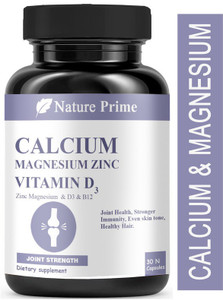 Nature Prime Calcium Complex Supplement 1000mg With Alfalfa For Women ...