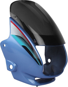 ARPIT ENTREPRISE Headlight Visor for Super Splendor OM (Sky Blue) Bike ...