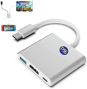 PSS Switch TV Dock, Portable Docking Station with USB C Charging and ...